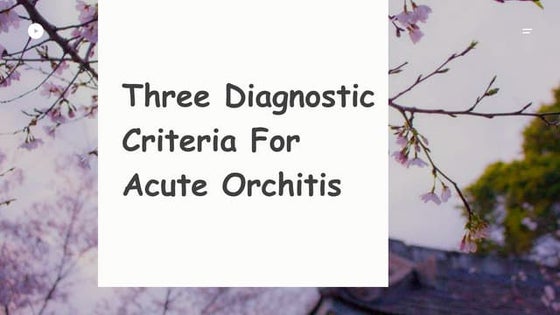 Orchitis | PPT