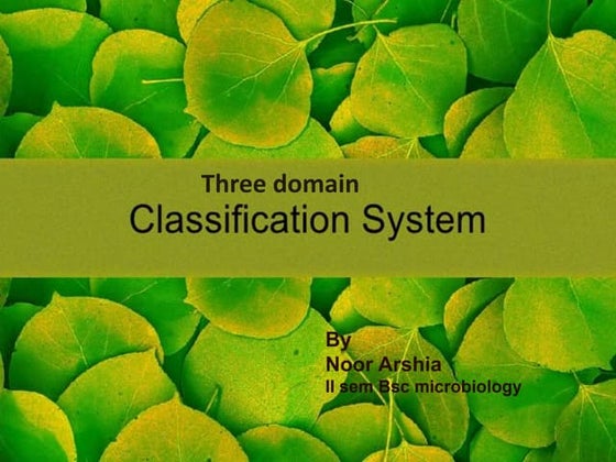 Classification three domain system | PDF