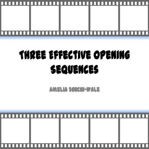 Media Film Opening Pitch | PPTX
