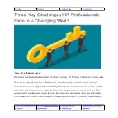 Three Key Challenges HR Professionals Face in a Changing World.pptx