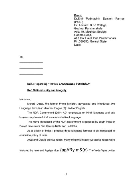 Python as the third language talk proposal | PDF