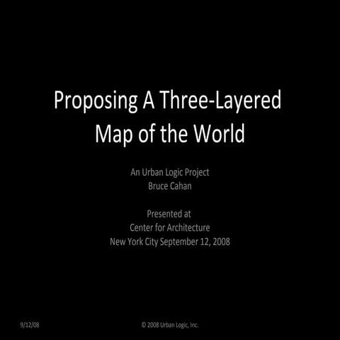 Three Layered Map of the World | PPT