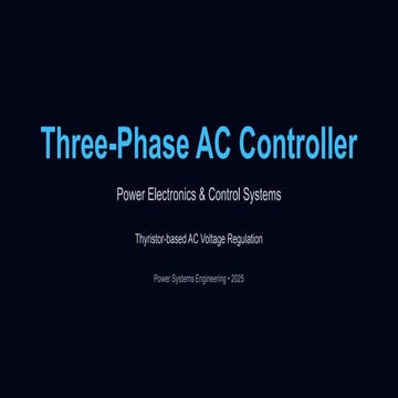 Three phase ac voltage controllers | PPT