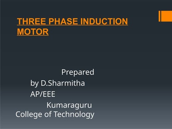 Three Phase Induction Motor.pptx | Radio Control | Hobbies & Interests