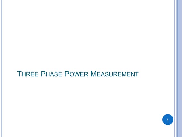 3 phase power | PPTX