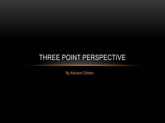 2 point perspective | PPT