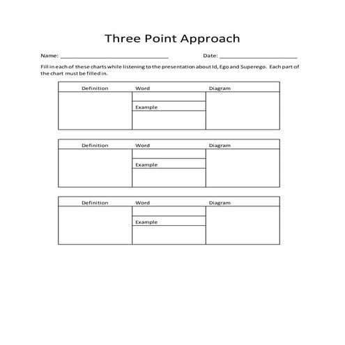 Three point approach | DOCX