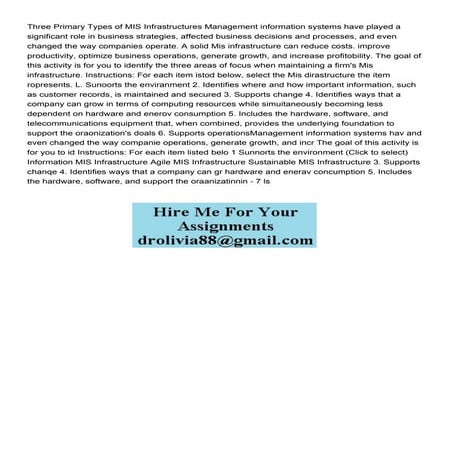 Three Primary Types of MIS Infrastructures Management inform.pdf