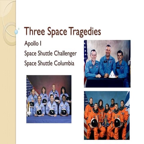 Three space tragedies | PDF