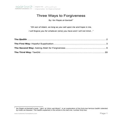 Three Ways of Forgiveness | PDF