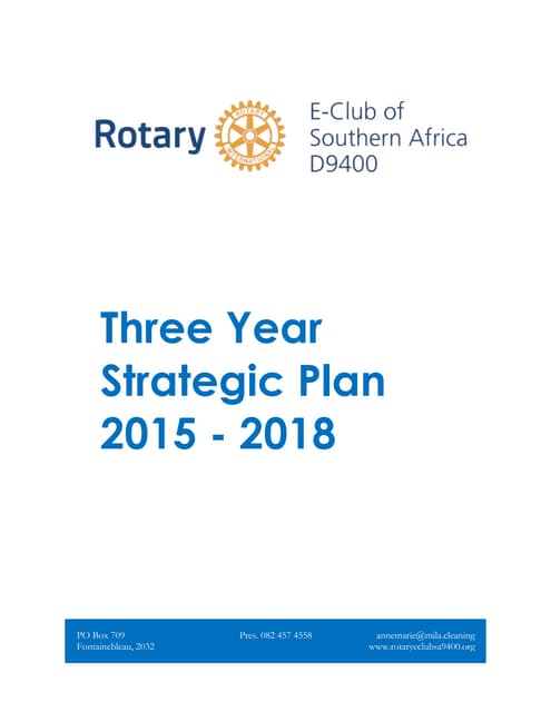 Club Admin Presentation Rotary Year 2023-2024 | PPT