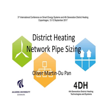 District Heating Network Pipe Sizing Concept | PDF
