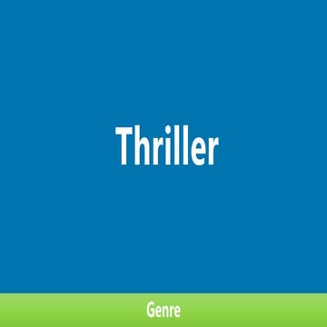 The history of the Thriller Genre | PPTX