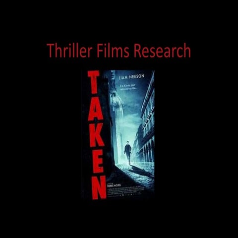 Thriller films research | PPT