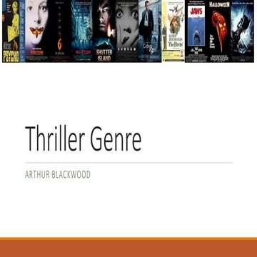 Thriller genre | PPT