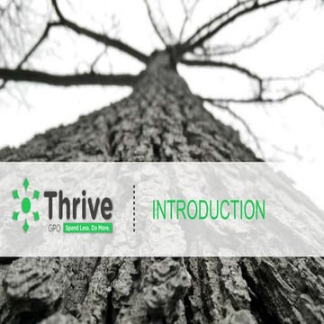 Thrive GPO Introduction | PPT