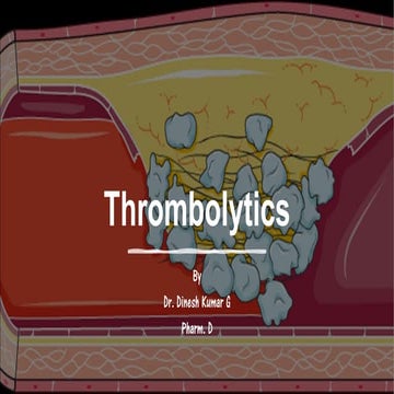 Thrombolytics | PPT