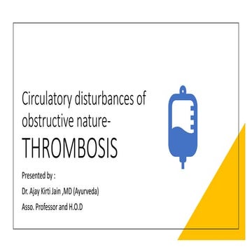 Thrombosis | PPT