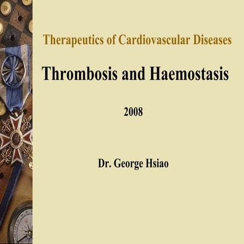 Thrombosis Class05 | PPT