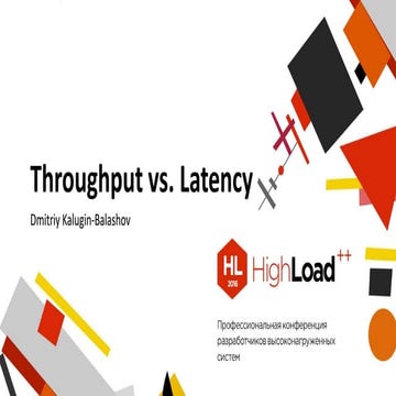 Throughput vs. Latency | PPT