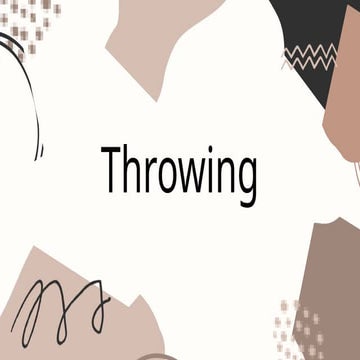 Throwing events, introduction | PPTX