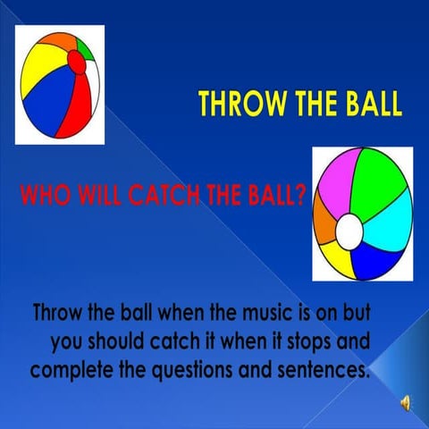 Throw the ball | PPT