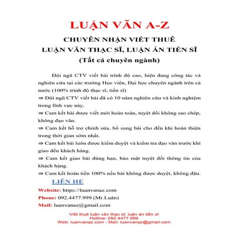 ThS09.015_Tổ chức hệ thống kế toán trách nhiệm tại công ty TNHH BHTH | PDF