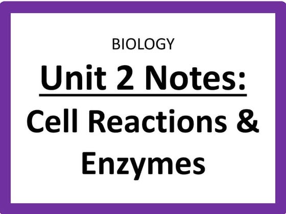 Biology Unit 3 Notes: Cellular Respiration | PPT | Chemistry | Science
