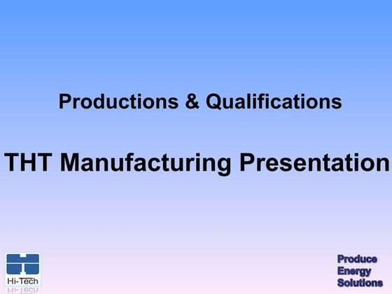 Production Manager Presentation | PPT