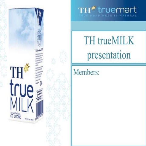 Th true milk presentation | PPTX | Agriculture | Industries