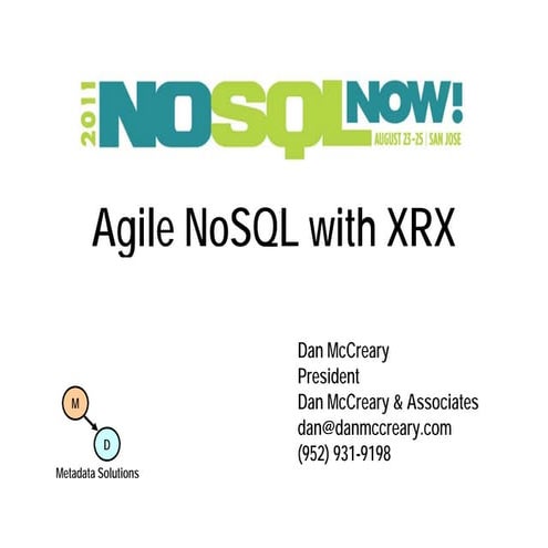 Agile NoSQL With XRX | PPT