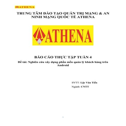 Thuc tap tuan 4 | PDF