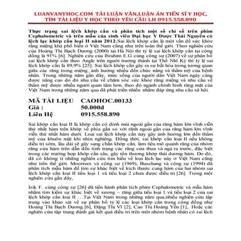 Thuc trang sai lech khop can va phan tich mot so chi so tren phim ...