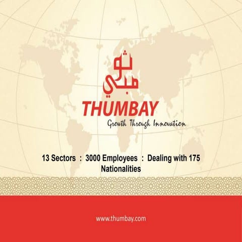 Thumbay Group - Growth Through Innovation | PPTX | Healthcare Industry ...