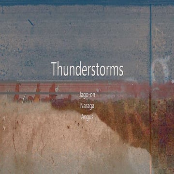 Thunderstorms | PPT