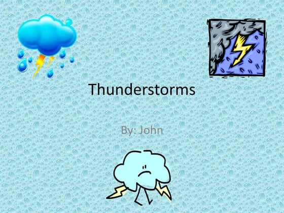 Thunderstorms | PPT