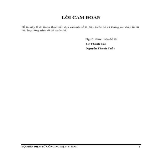 Đề tài: Thiết kế Thùng rác thông minh, HAY, 9đ | PDF