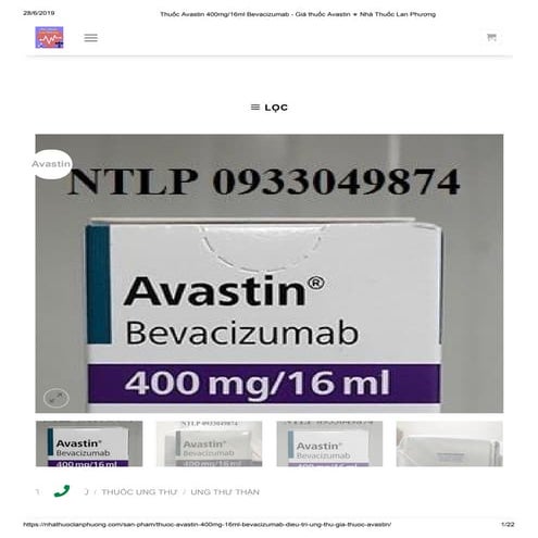 Thuoc avastin-400mg-16ml | PDF