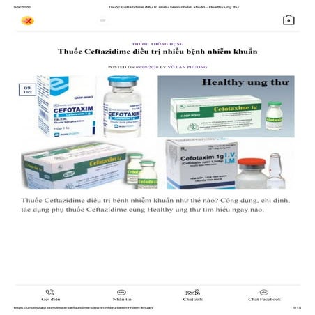 Thuoc ceftazidime dieu tri nhieu benh nhiem khuan | PDF