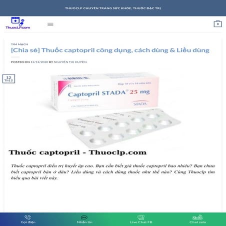 tanganil la thuoc gi cong dung lieu dung huong dan su dung | ThuocLP ...