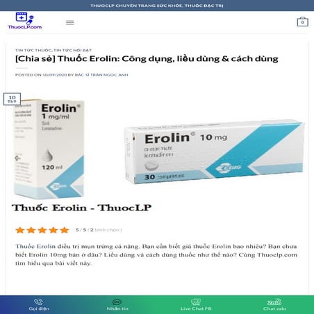 Thuoclpthuoc erolin tac dung gi Thuoc dieu tri viem mui di ung hieu qua ...