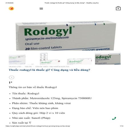 Thuoc rodogyl la thuoc gi | PDF