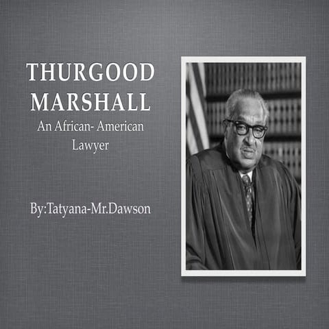 Thurgood Marshall by Grace | PDF
