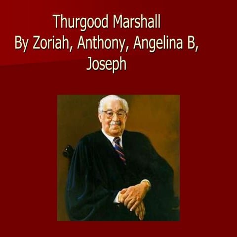 Thurgood marshall | PPT