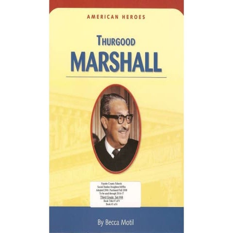 Thurgood marshall pp | PPTX