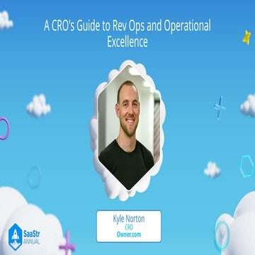 SaaStr Annual 2024: A CRO's Guide to Rev Ops and Operational Excellence ...