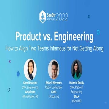 Product vs. Engineering: How to Align Two Teams Infamous for Not ...