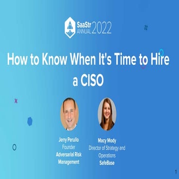 How to Know When It's Time to Hire a CISO with Adversarial Risk ...