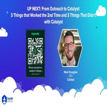 From Outreach to Catalyst: 3 Things that Worked the 2nd Time and 3 ...