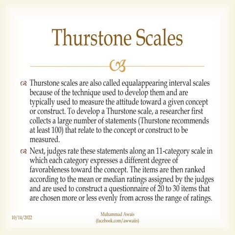 Thurstone Scales - Mass Media Research.pptx